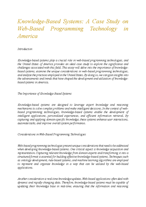 Database Management A Case Study on Web Based Programming Technology 17 ...