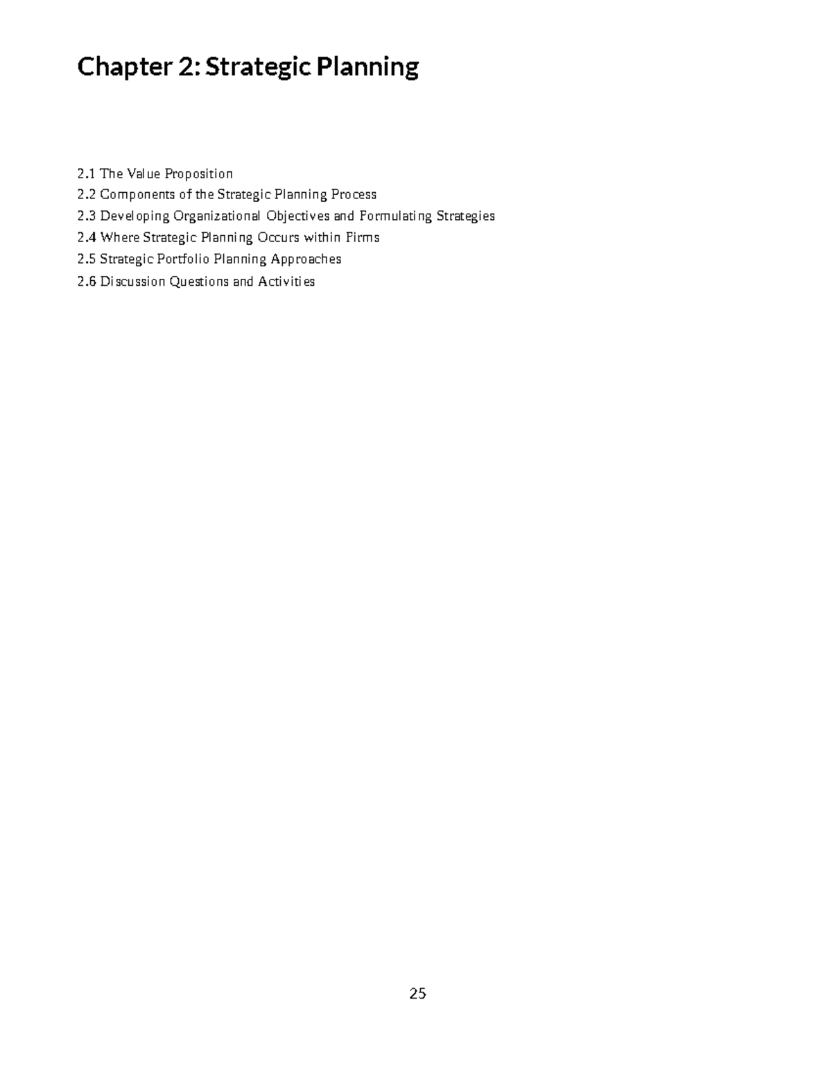 C2 Strategic Planning Mktg Plan - Chapter 2: Strategic Planning 2 The ...