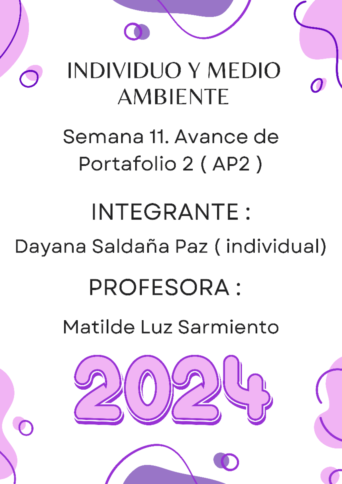 Individuo y Medio Ambiente - Portafolio 2 - individuo y medio ambiente ...