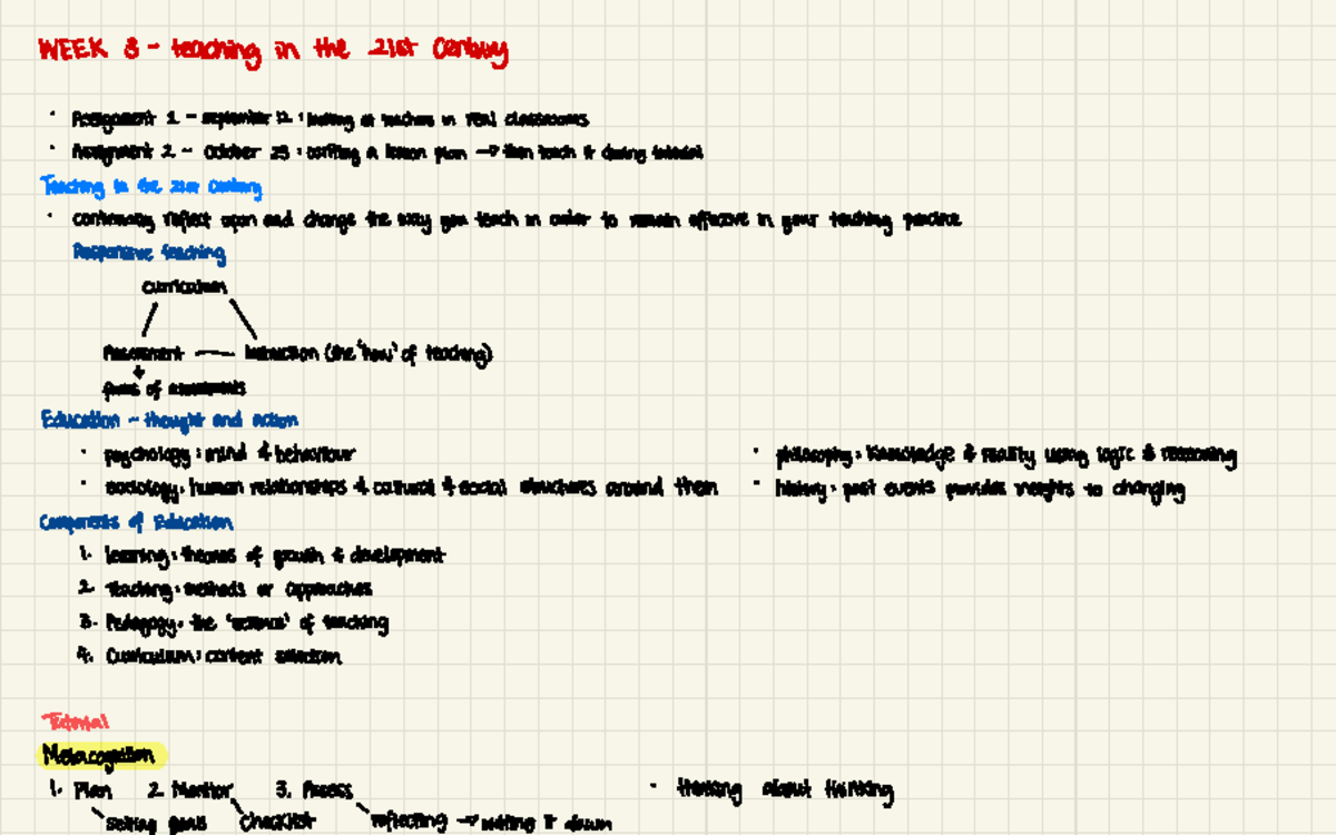 Week 3 lecture and tutorial - WEEK 3 - teaching in the 21st century ...