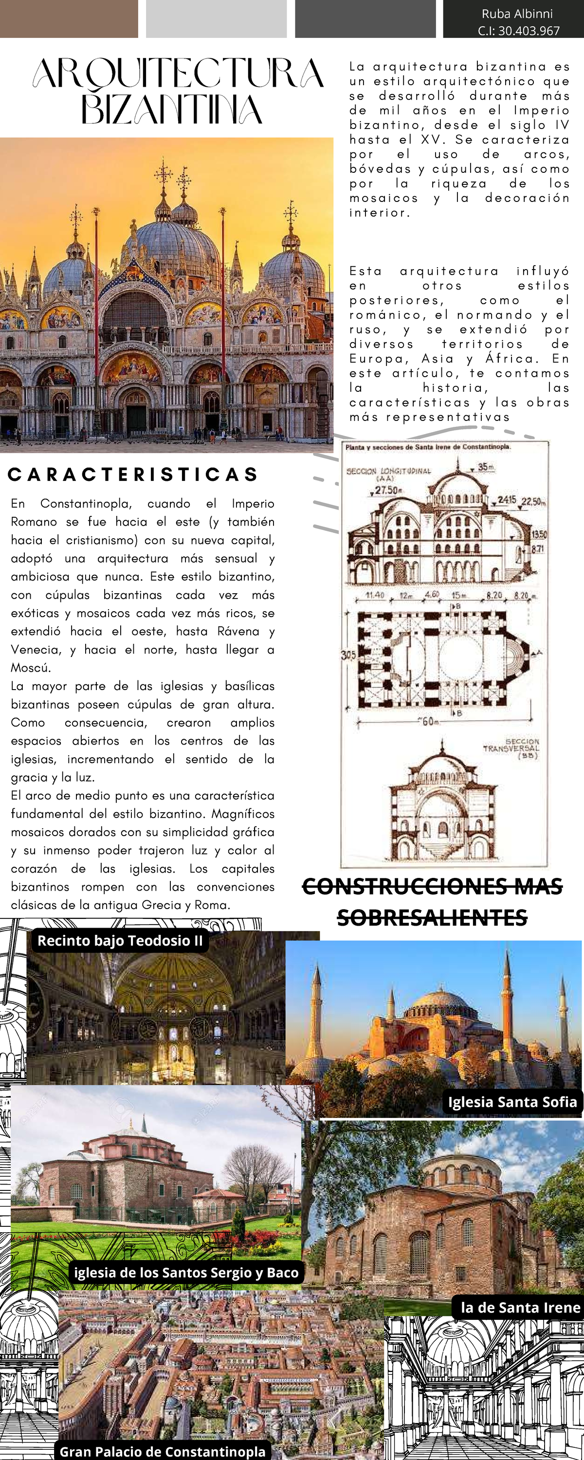 Arquitectura Bizantina Compressed ARQUITECTURA BIZANTINA L A A R Q U