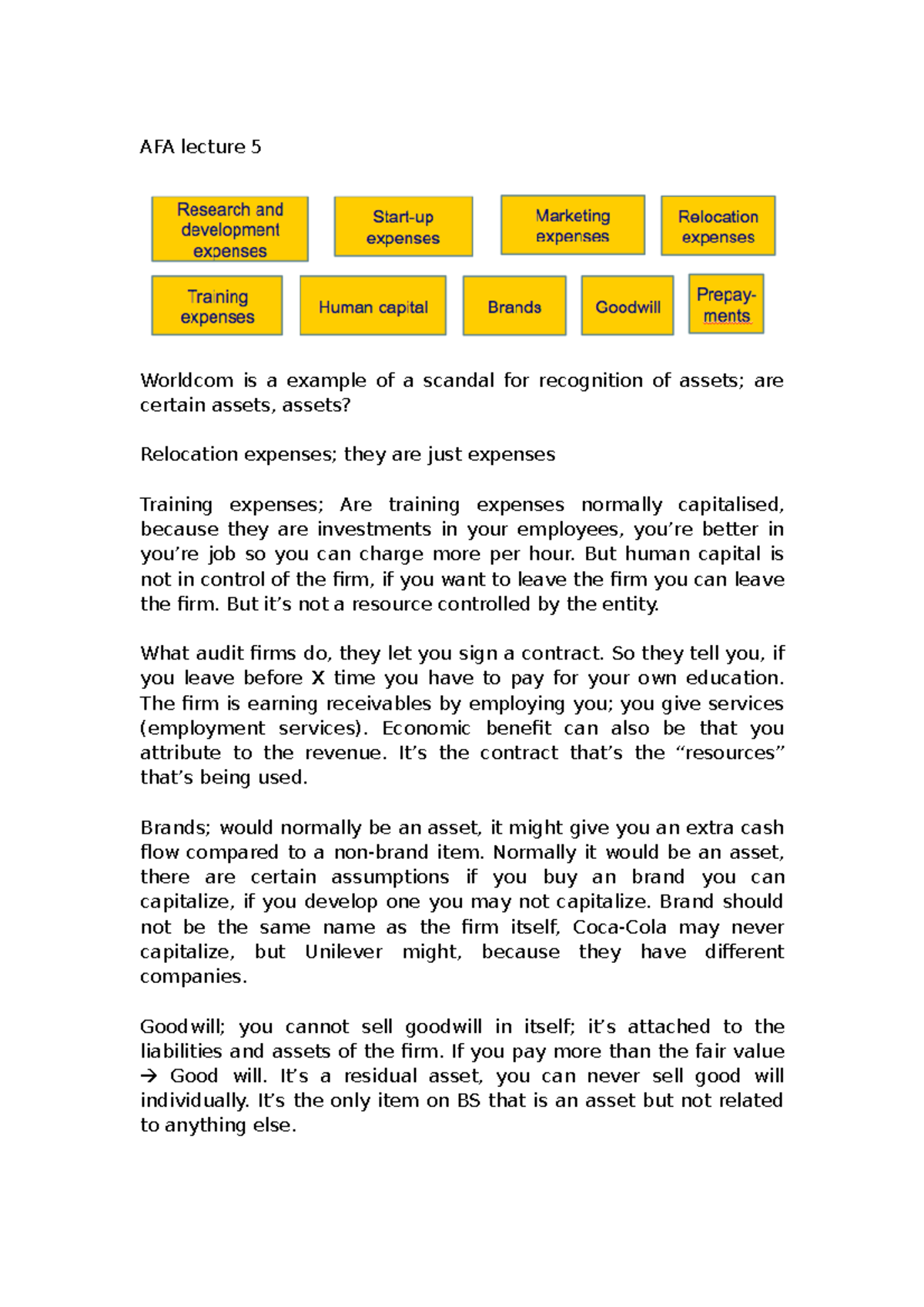 Lecture notes, Advanced Financial Accounting, Lecture 5 - AFA lecture 5 ...