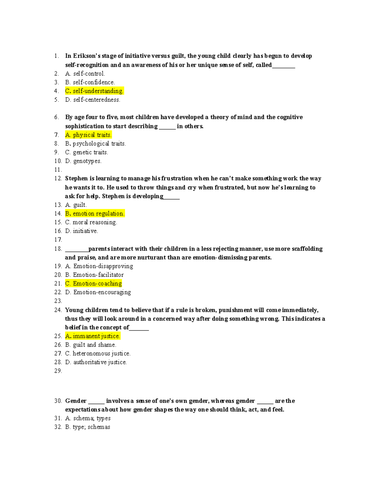 Psy 207 Chapter 6 Ob Quiz Psy 207 Studocu