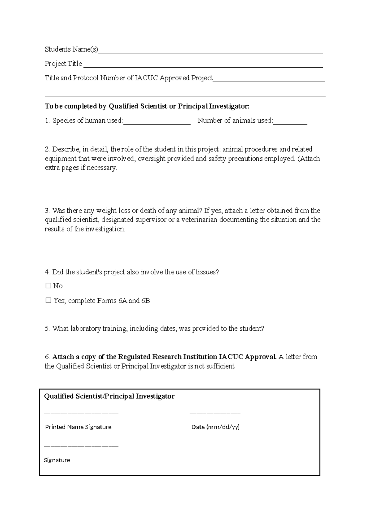 Form 5B - Students Name(s ...
