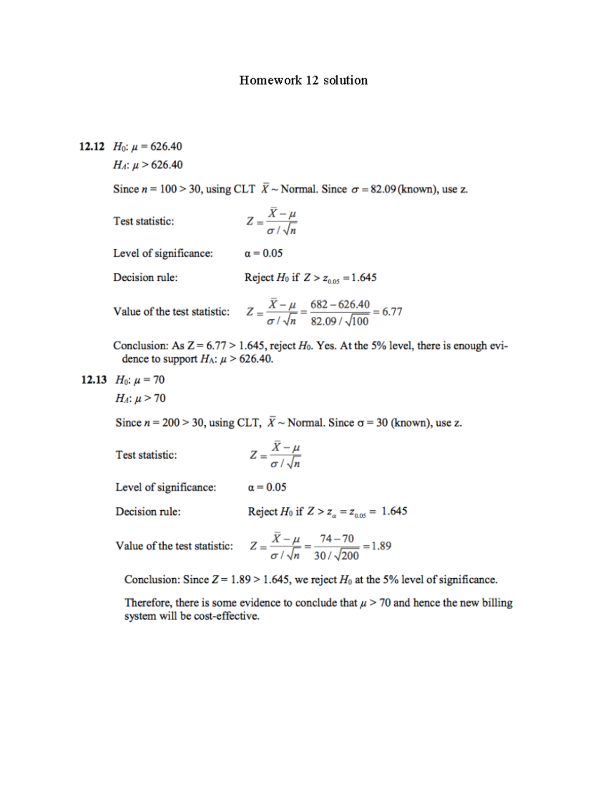 Homework 12 solutionTrường Quốc Tế - Đại học Quốc gia Hà Nội - Chủ nghĩa xã hội khoa học - Studocu