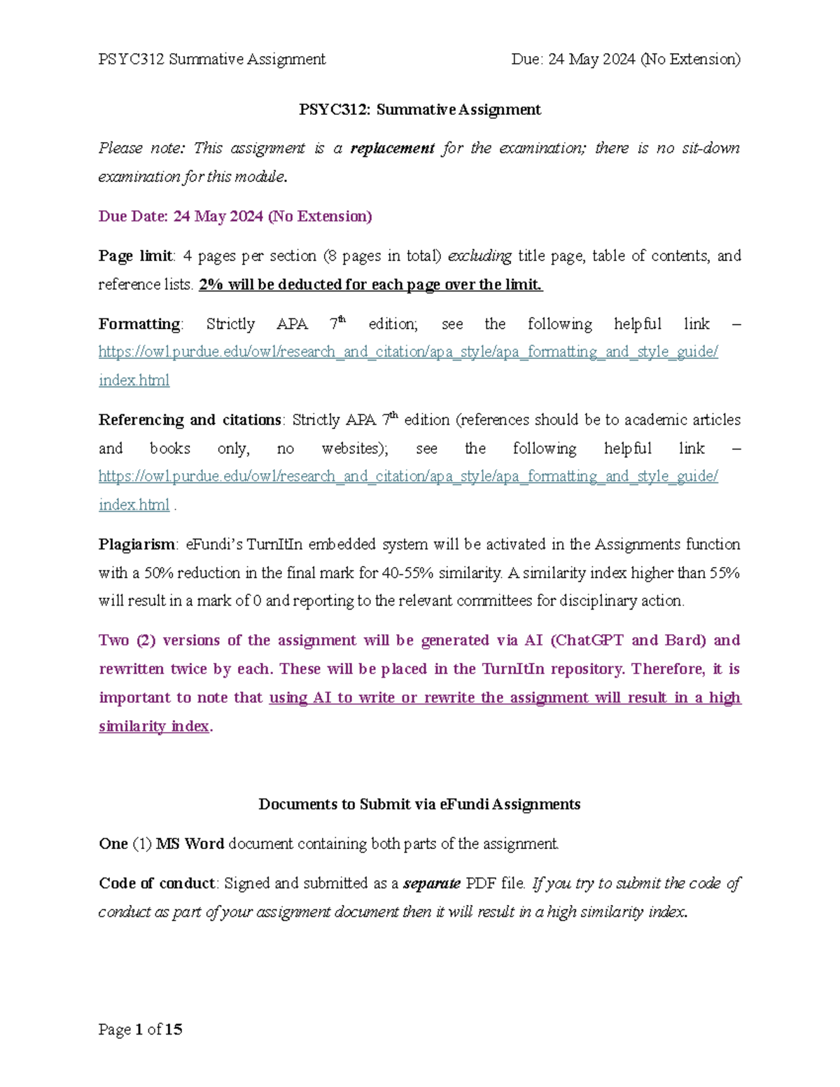 2024 Summative Assignment Bilingual - PSYC312: Summative Assignment ...