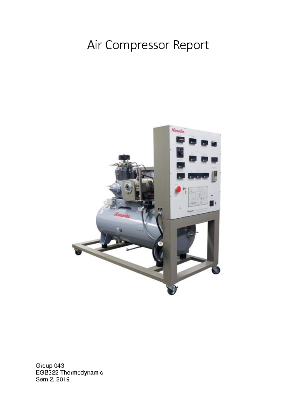 Air Compressor Report - Warning: TT: undefined function: 32 Air ...