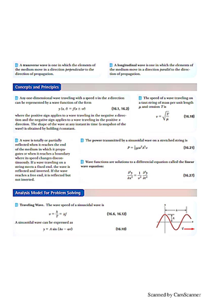 01 Summary - Physics II - Studocu
