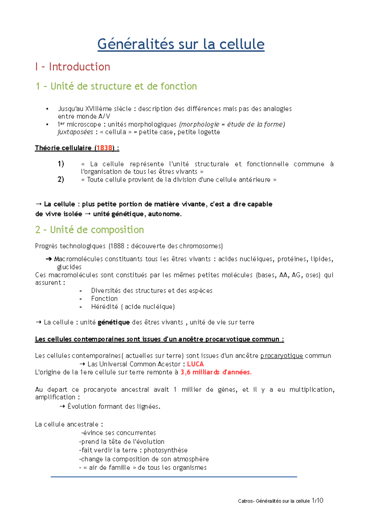 1 -Généralités sur la cellule - Warning: Error during font loading: XMLHttpRequest is not ...