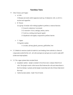 Nutrition Notes - Nutrition Notes What Influences Our Food Choices? 1 ...