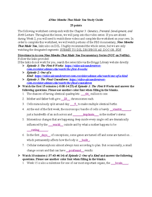 Assignment-Babies Documentary (Part 2) Relationships (2024-2025 ...