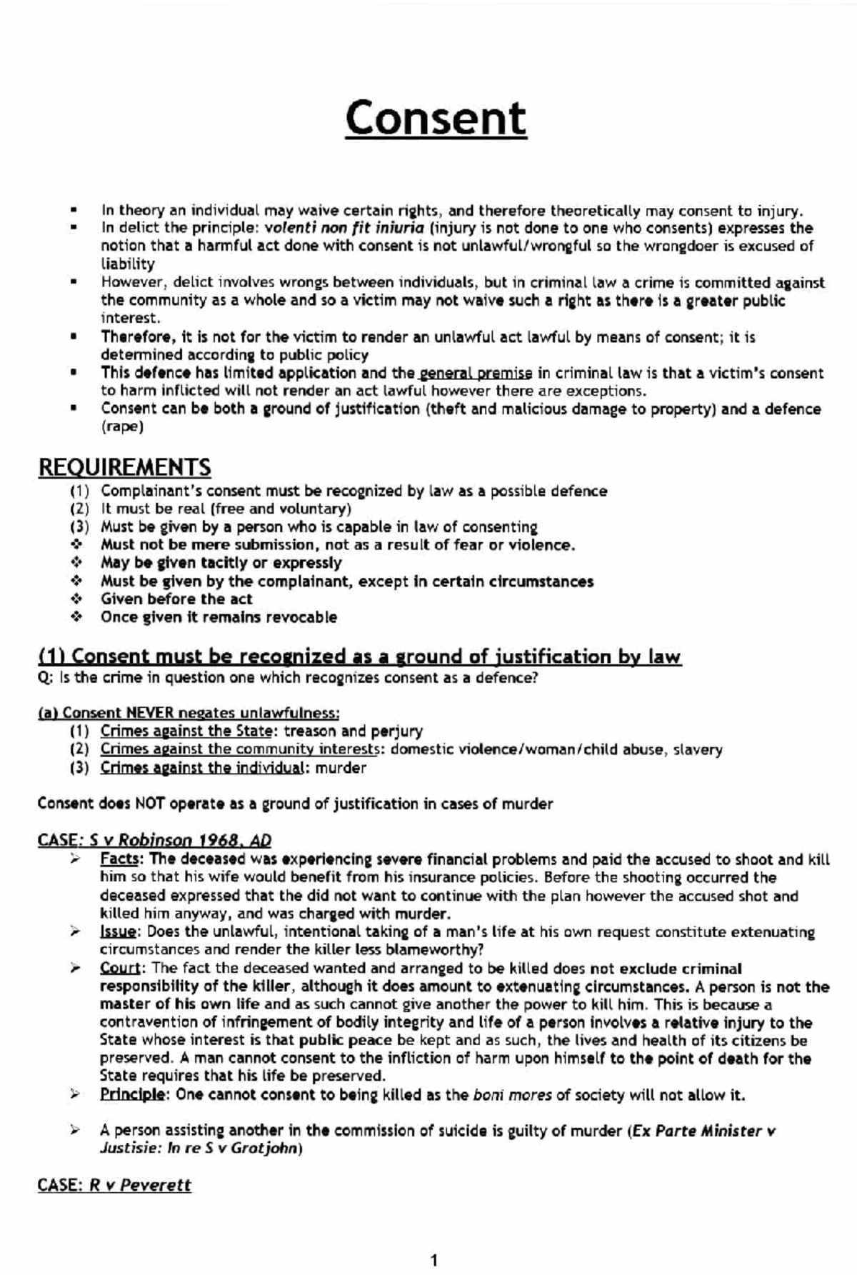 Consent - Summary - Consent In theory an individual may waive certain ...