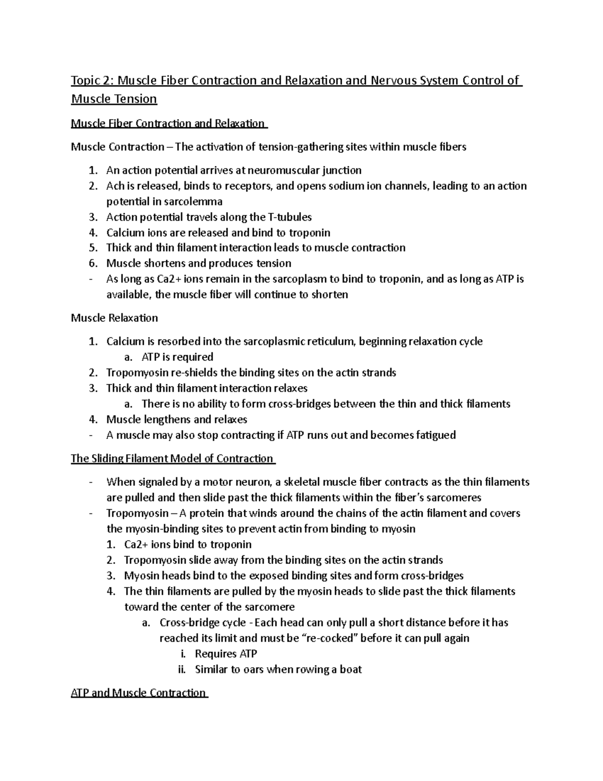Unit 4 topic 2 notes - SC 146 - Studocu