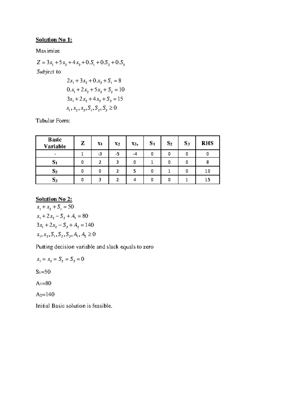 MTH601 final term practice Question solution lecture 23 to 41 - Maximize 1 2 3 1 2 3 1 2 3 1 1 2 ...
