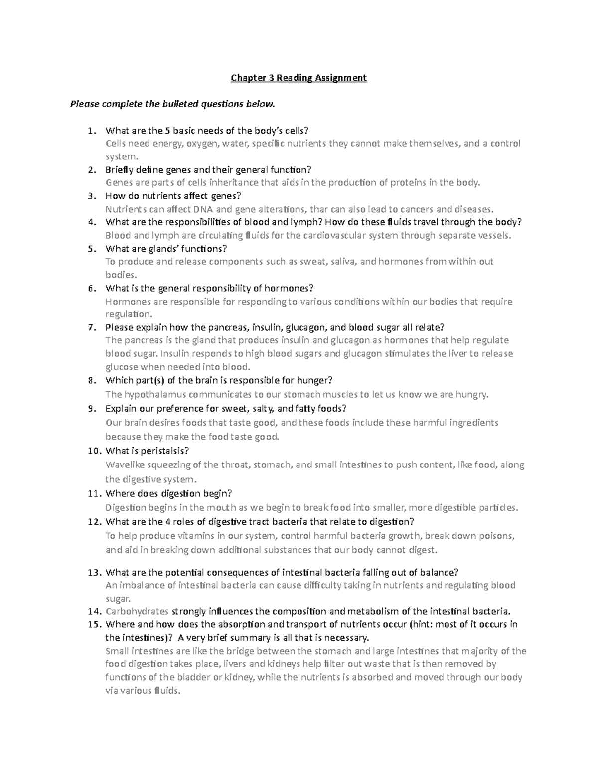 Chapt. 3 Reading Assignment - NURSE2000 - UMSL - Studocu