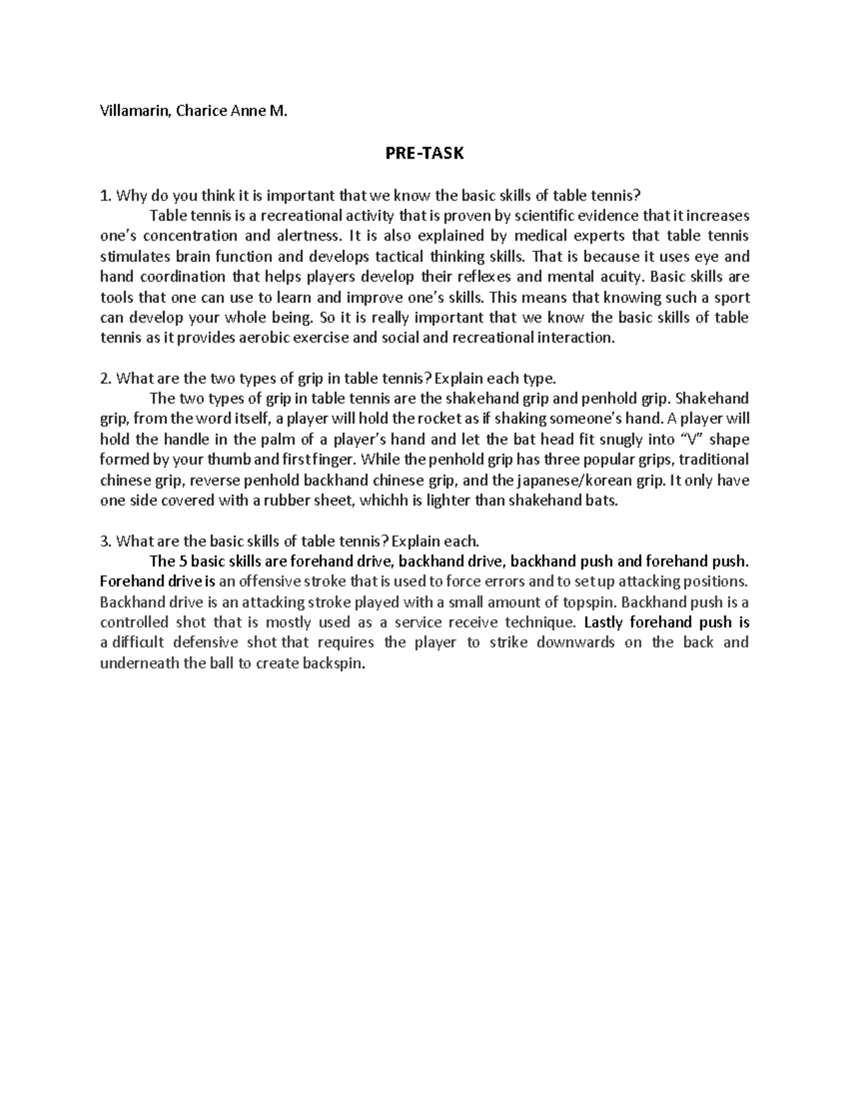 Pre Task Lecture Lecture Lecture Lecture Notes Notes Notes Villamarin Charice Anne M Pre