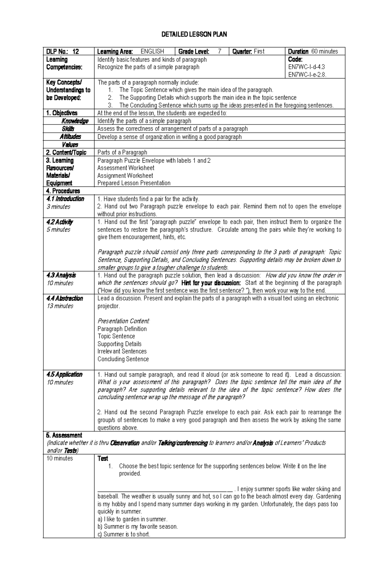 Ilide - Grade-11-12-The-Nature-and-Process-of-Communication - DETAILED ...