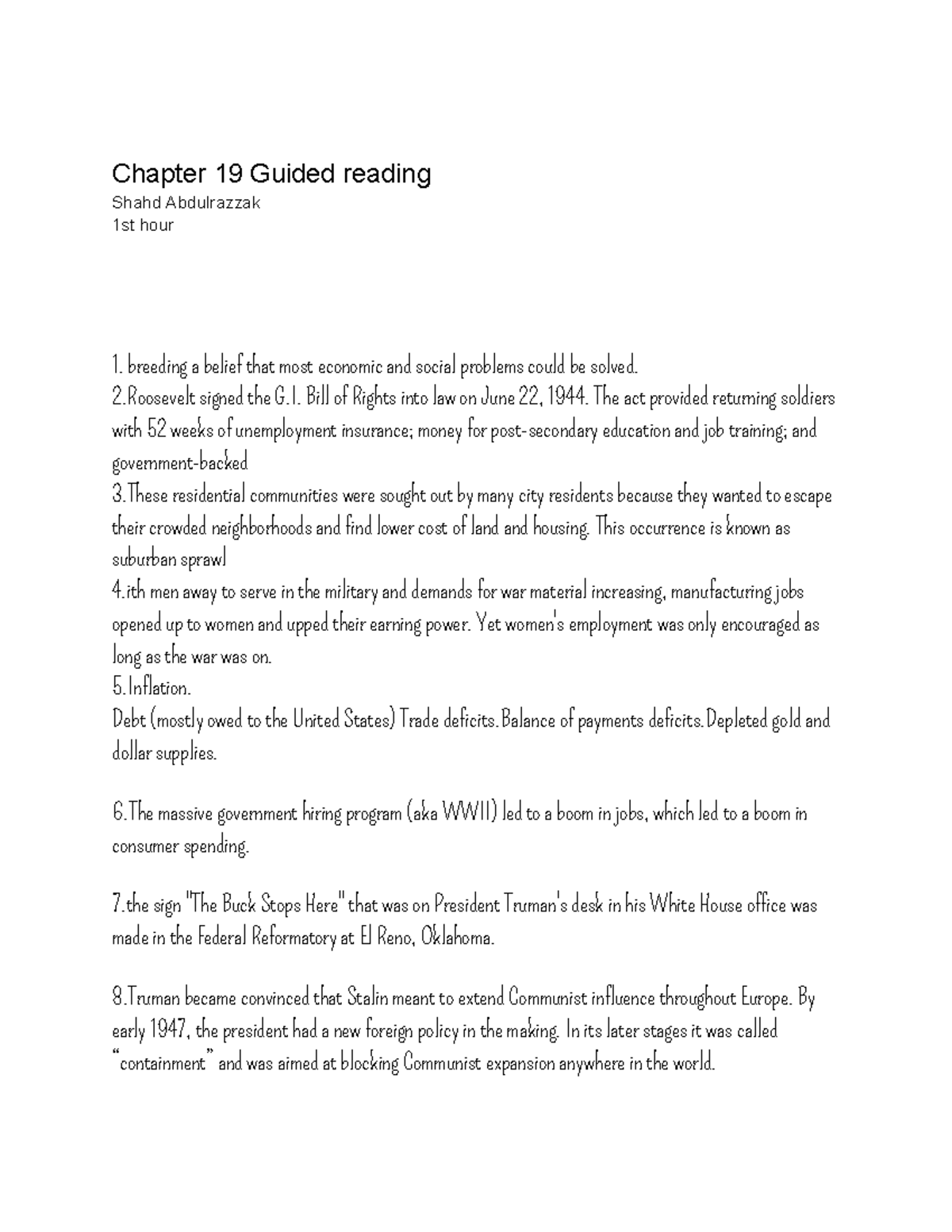 Chapter 19 Guided reading - Chapter 19 Guided reading Shahd Abdulrazzak ...