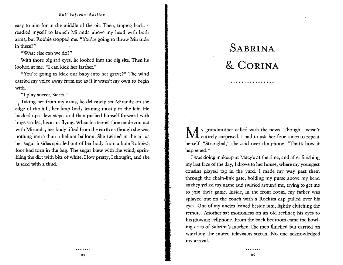 Sabrina and Corina - ENG 301 - Studocu