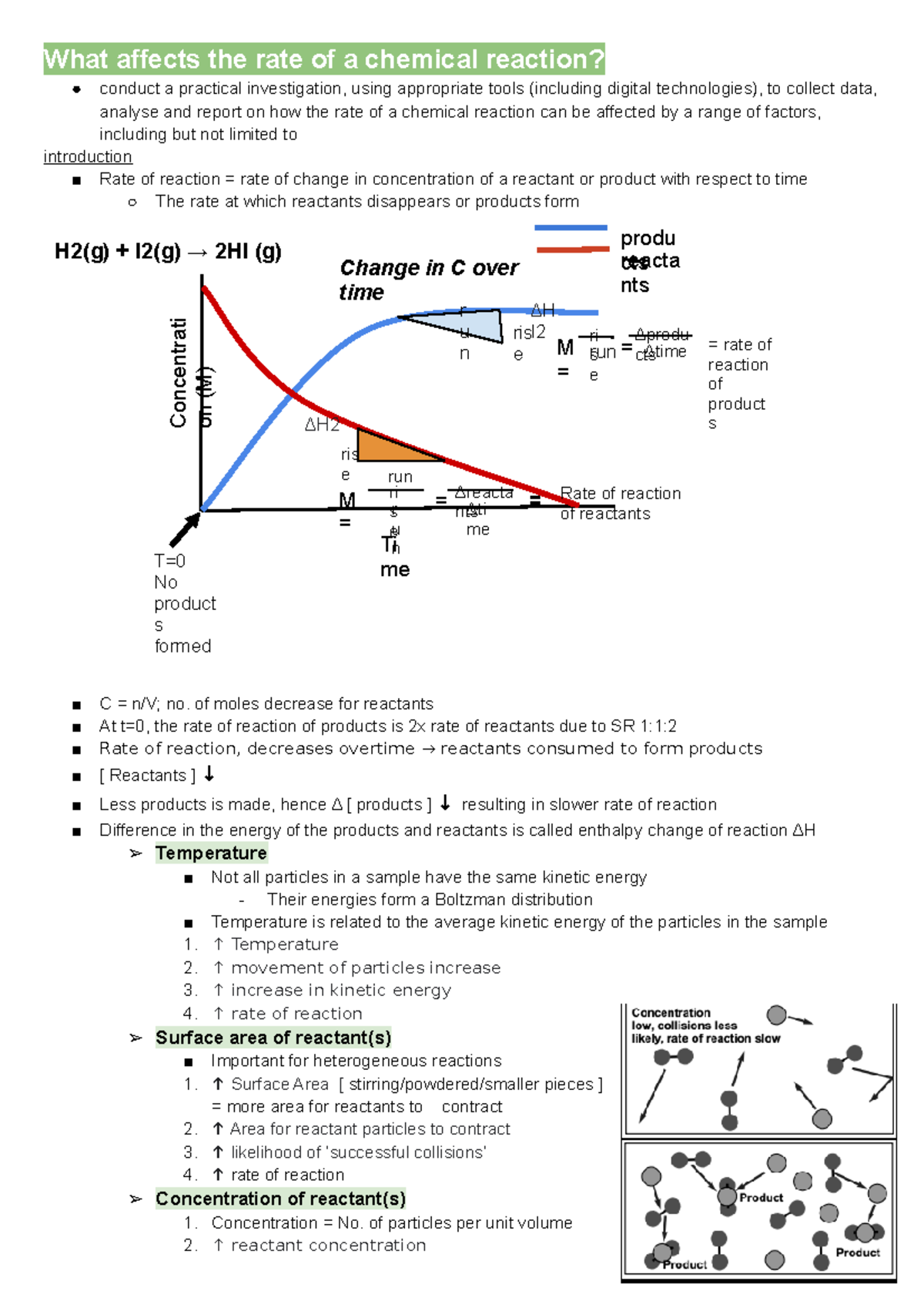 M3 IQ3 Chemistry Notes What Affects The Rate Of A Chemical m3-iq3-chemistry-notes-what-affects-the-rate-of-a-chemical