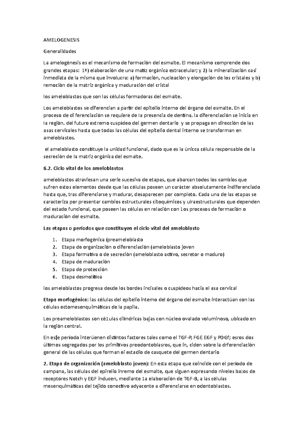 Meromelia Y Amelia - Resumen - 1 Al final de la cuarta semana los ...