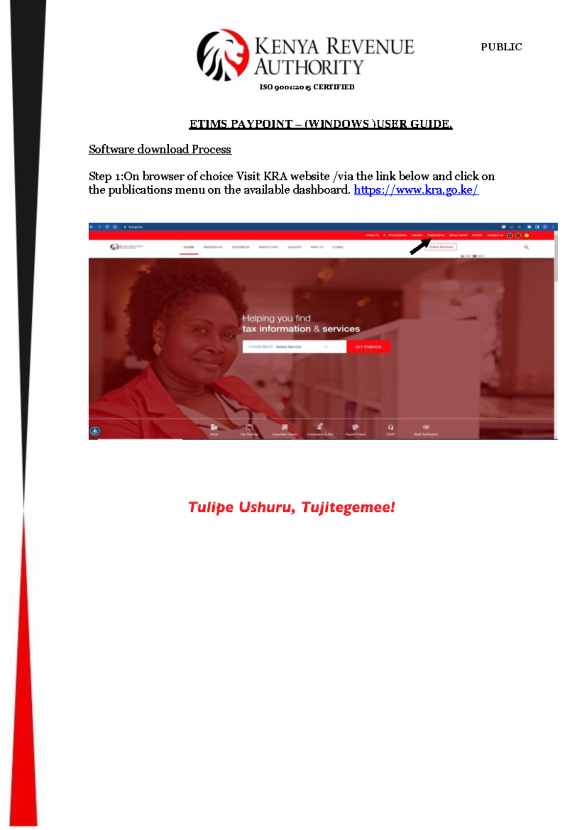 E TIMS Paypoint Windows User guide final 2023 - ISO 9001:2015 CERTIFIED ...