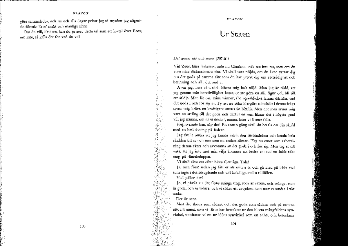 Platon Staten - Studocu