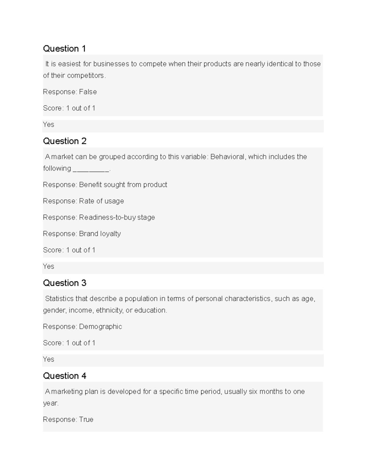 GA4 2 - It is easiest for businesses to compete when their products are ...