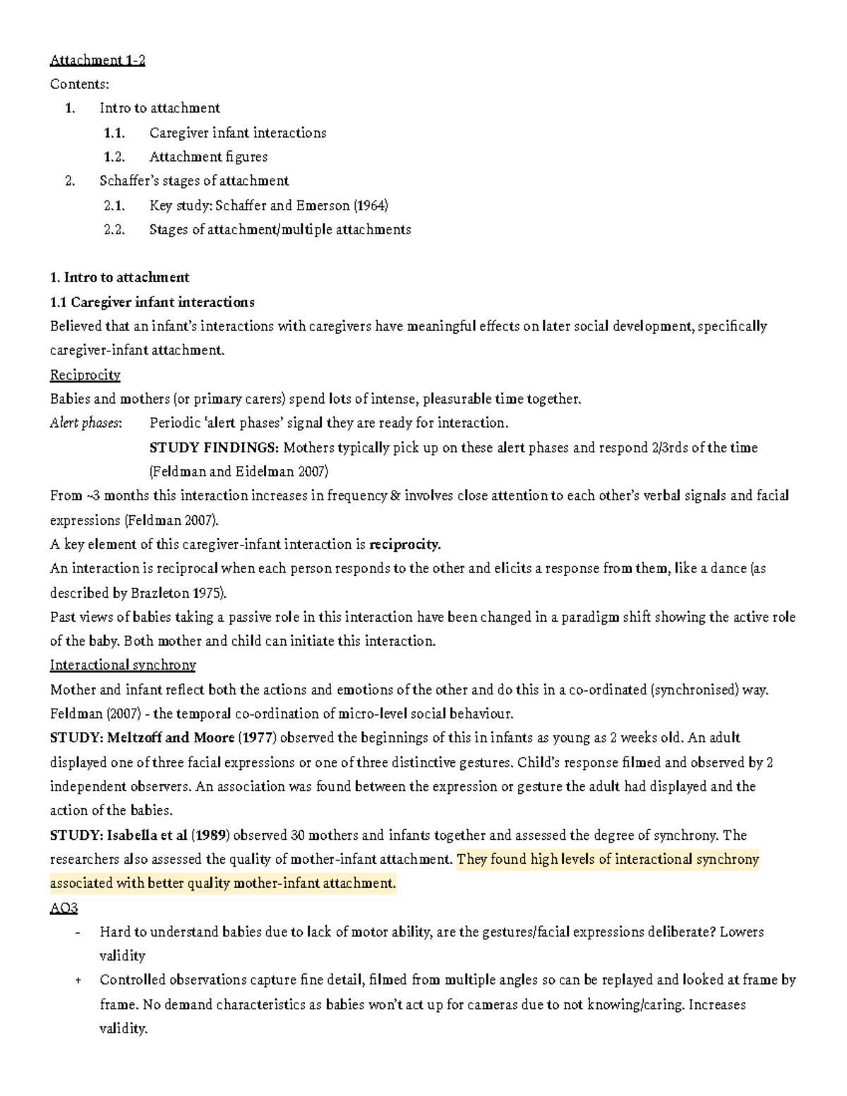 Attachment caregiver infant, role of father and stages of attachment ...
