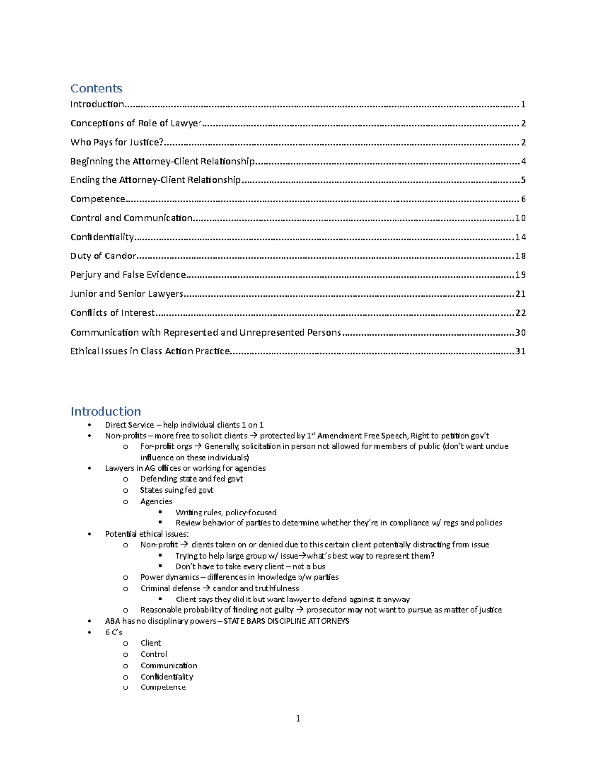 Ethical Issues for Public Interest, Government, and Criminal Lawyers ...