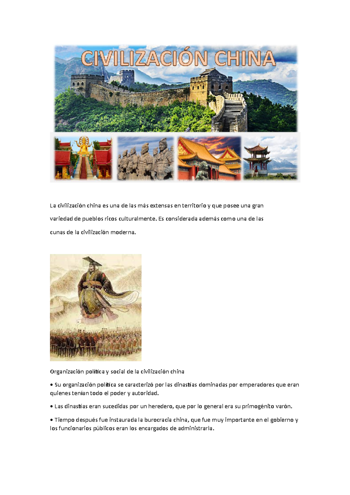 La Civilización China , Inventos y Avances Tecnológicos de la Antigua China – GPTEI