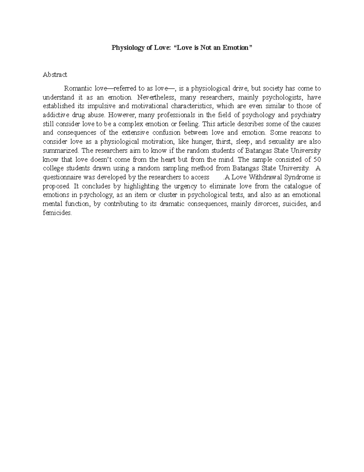 3.Physiology of Love - Abstract in Physiology of Love - Physiology of ...