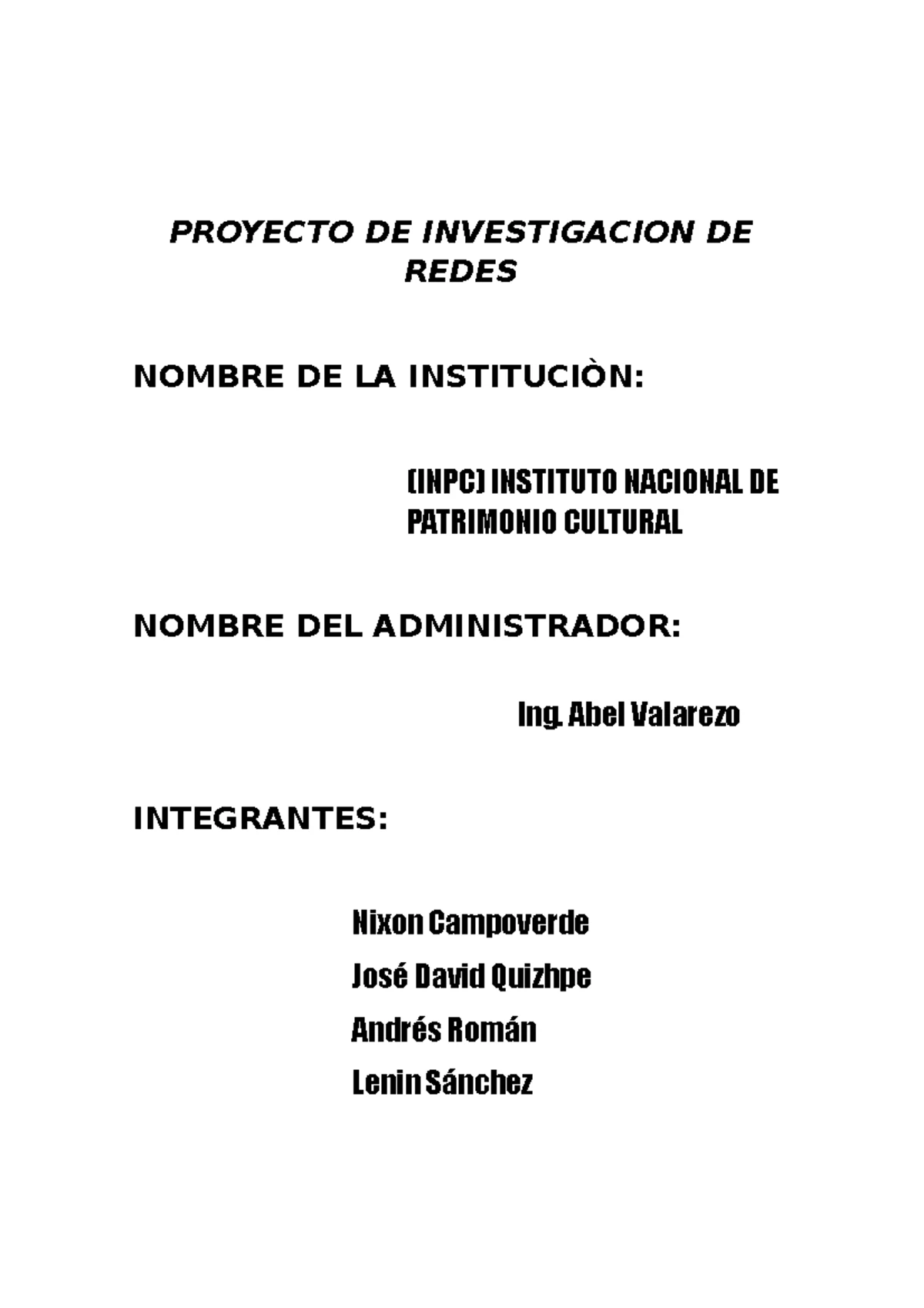 Informe Mantenimiento Preventivo DE Equipos Informáticos - INFORME MANTENIMIENTO PREVENTIVO DE ...