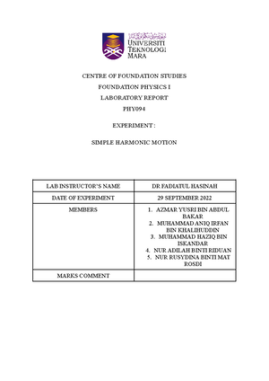 E SP 2020 - physics study materials - MATRICULATION DIVISION LABORATORY ...