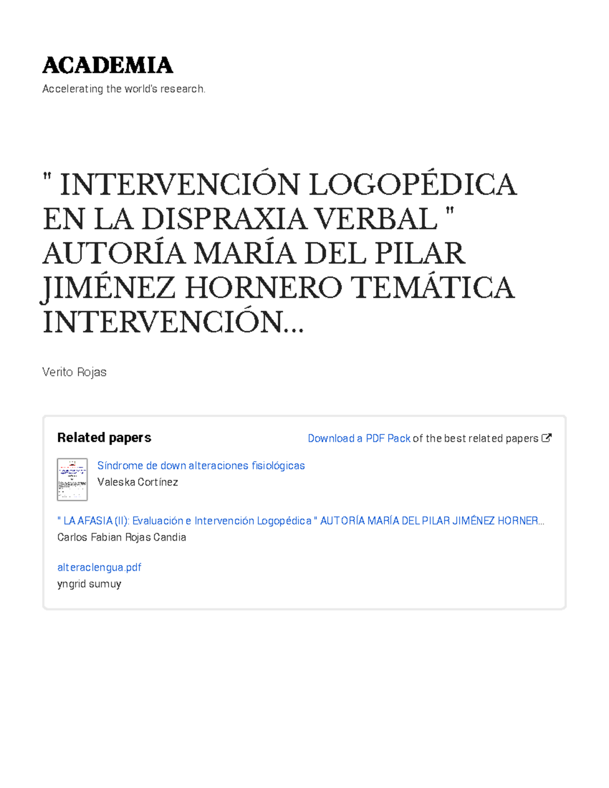 Dispraxia verbal pdf-with-cover-page-v2 - Accelerating the world's ...