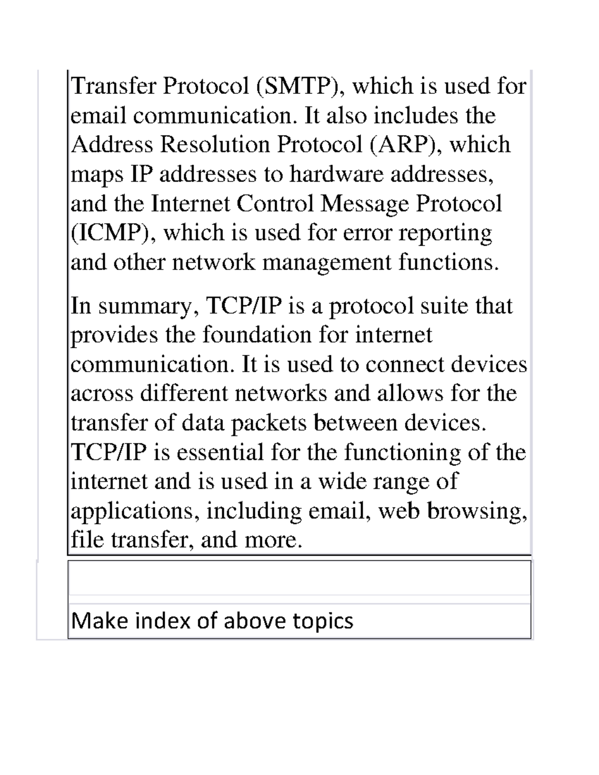 Tcp ip 4-end - Tcp ip full notes - Transfer Protocol (SMTP), which is ...