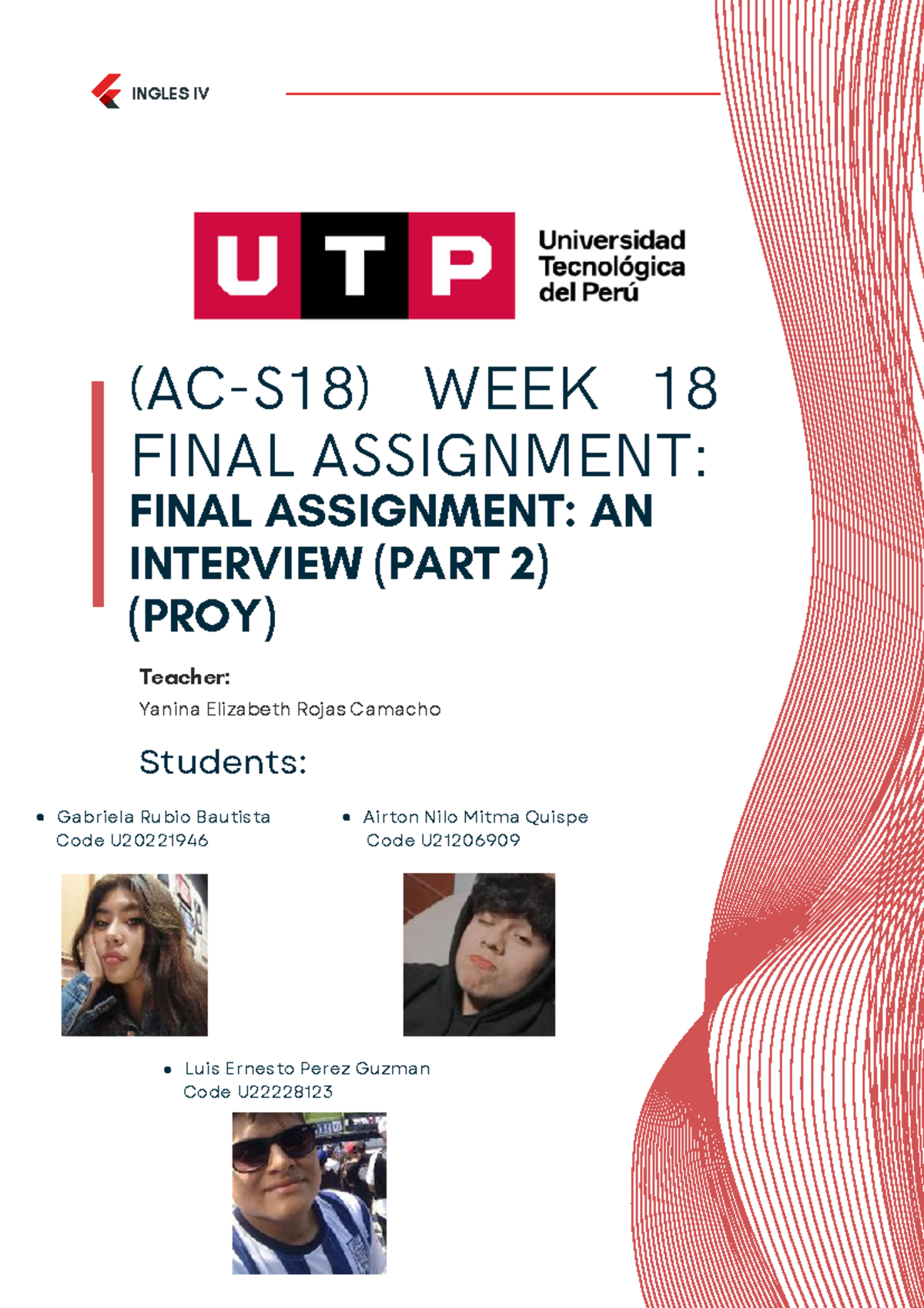 Airton Mitma Luis Perez Gabriela Rubio week18 - (AC-S18) WEEK 18 FINAL ...