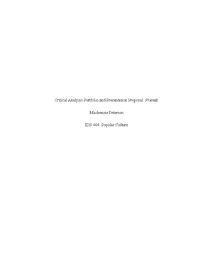 IDS Module 7 Assignment - Module 7 Assignment Cassandra Fletcher Southern New Hampshire ...