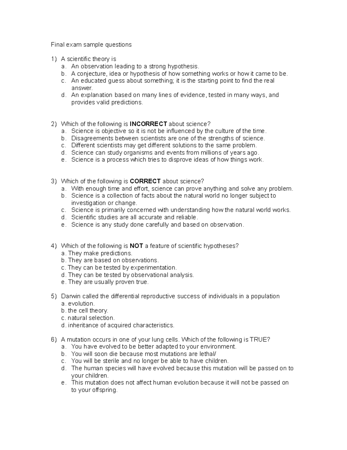 Exam 12 April Fall 2018 Questions Final Exam Sample Questions 1 A exam-12-april-fall-2018-questions-final-exam-sample-questions-1-a