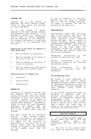 Crim law chapter 4 - Crim law chap 4 - praeter intentionem - is defined ...
