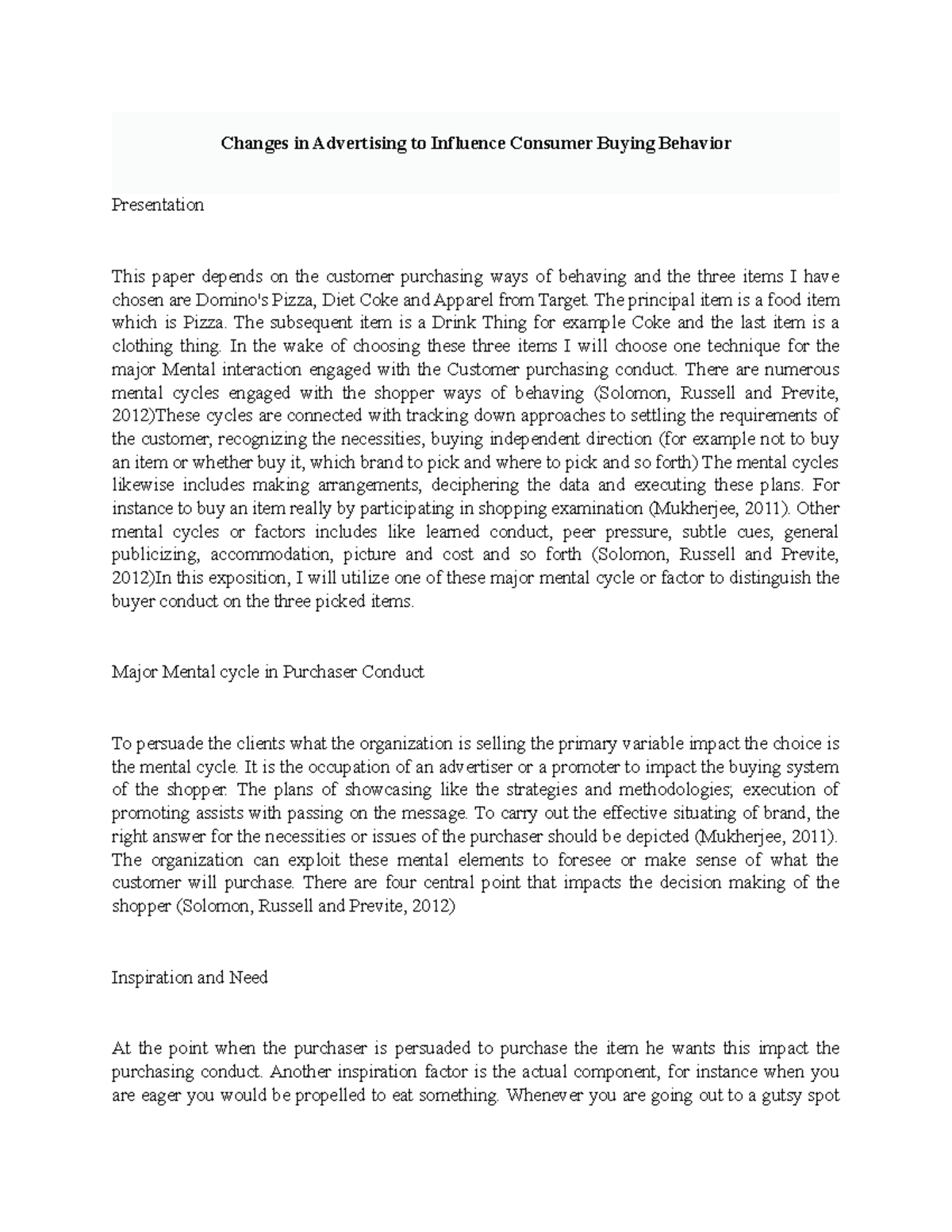 Changes in Advertising to Influence Consumer Buying Behavior - Changes ...