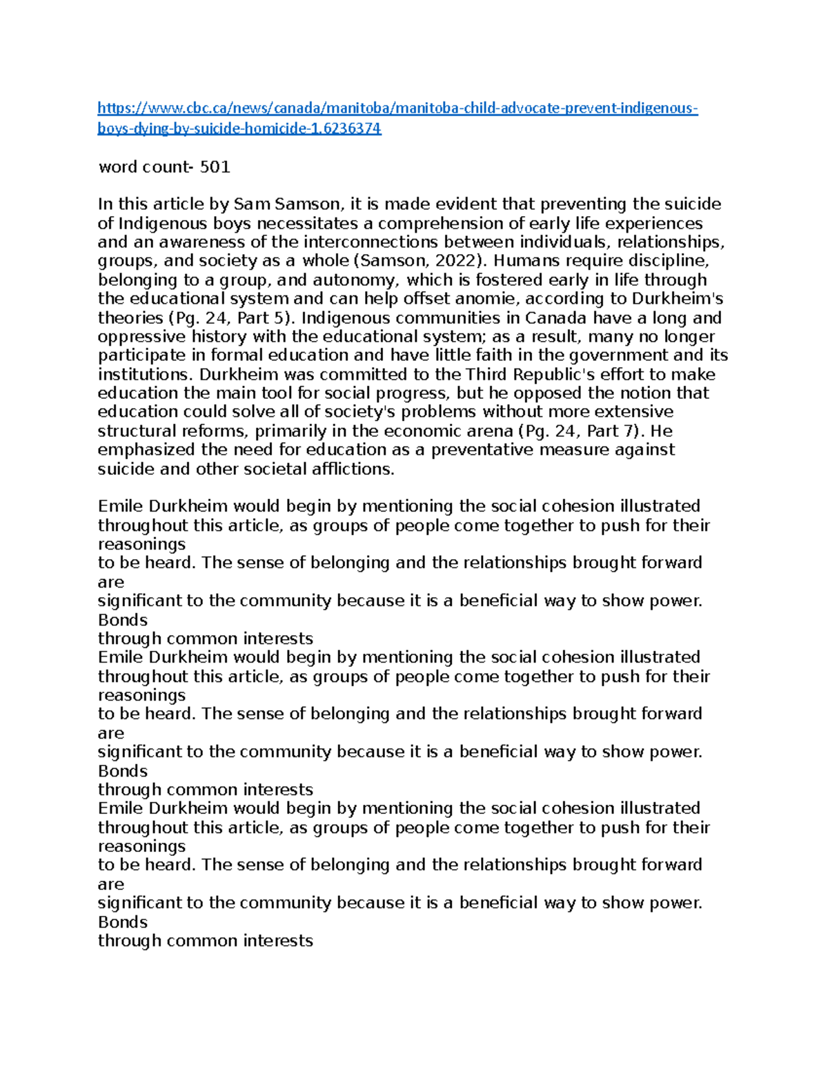 News2 - durkheim news analysis - - Studocu