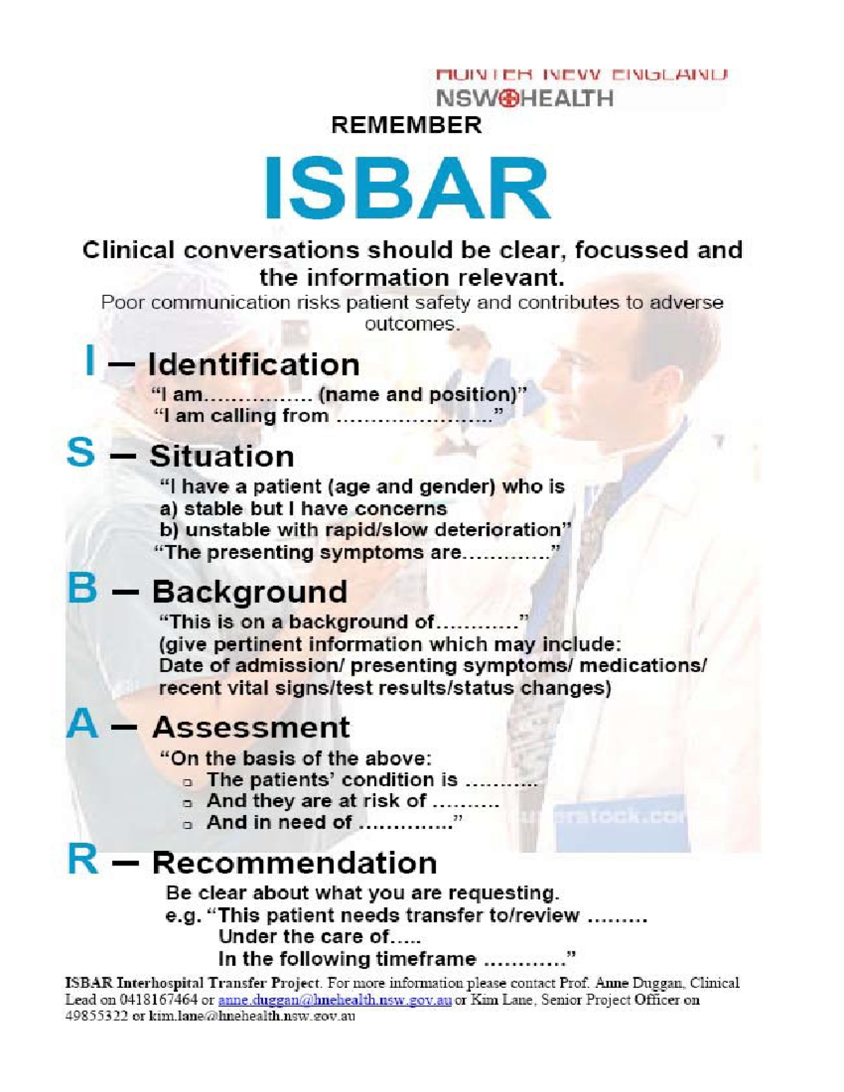 Isbar NSW-2 - .study notes for business studies - Studocu