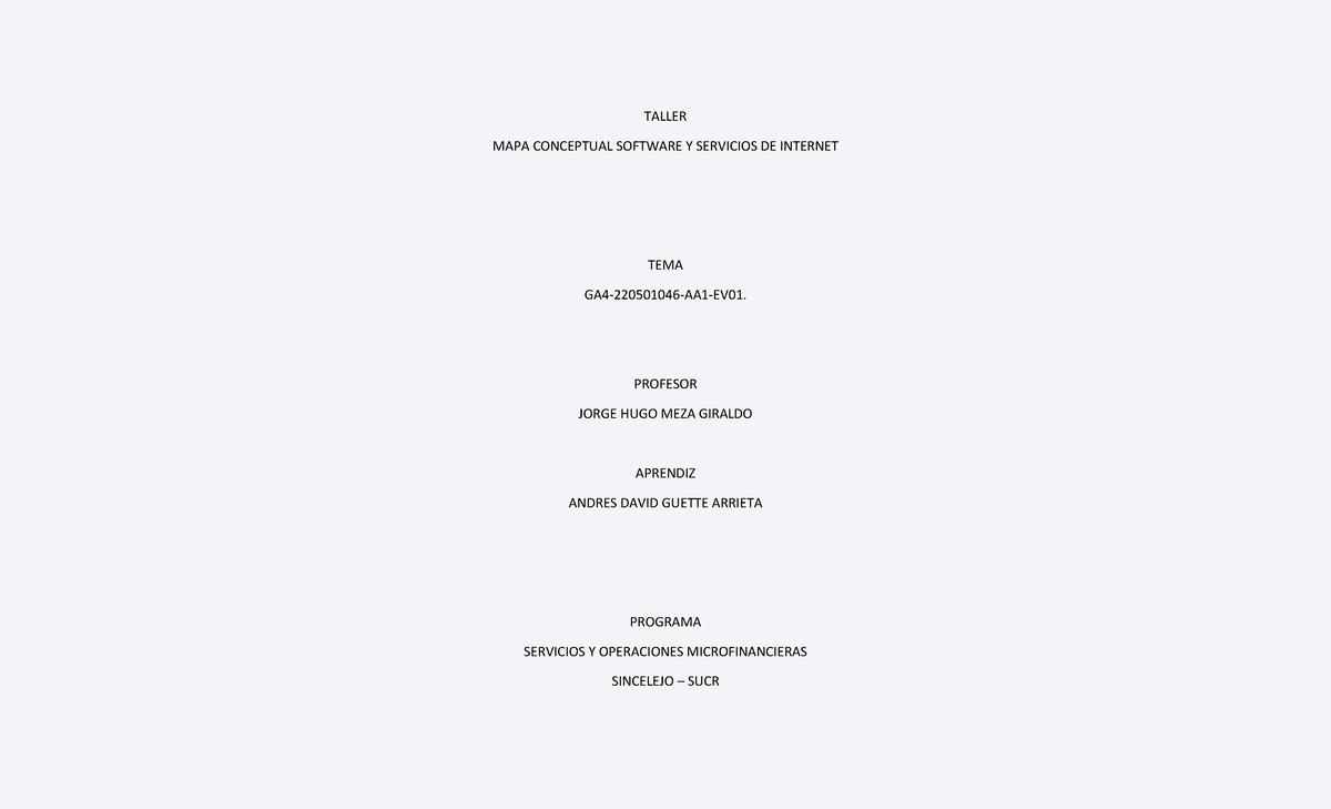 ATA 4 T 1 - xxx - TALLER MAPA CONCEPTUAL SOFTWARE Y SERVICIOS DE ...