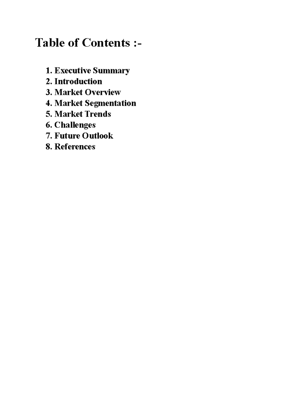 Augmented Reality - ... - Table of Contents :- 1. Executive Summary 2 ...