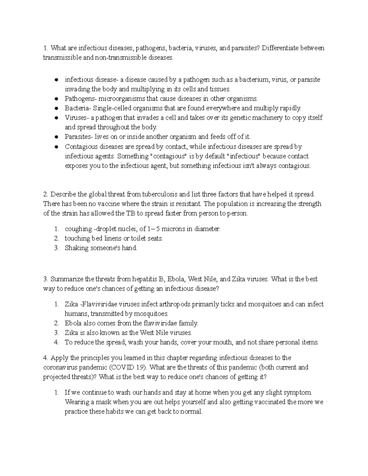 Infectious Diseases - What are infectious diseases, pathogens, bacteria ...