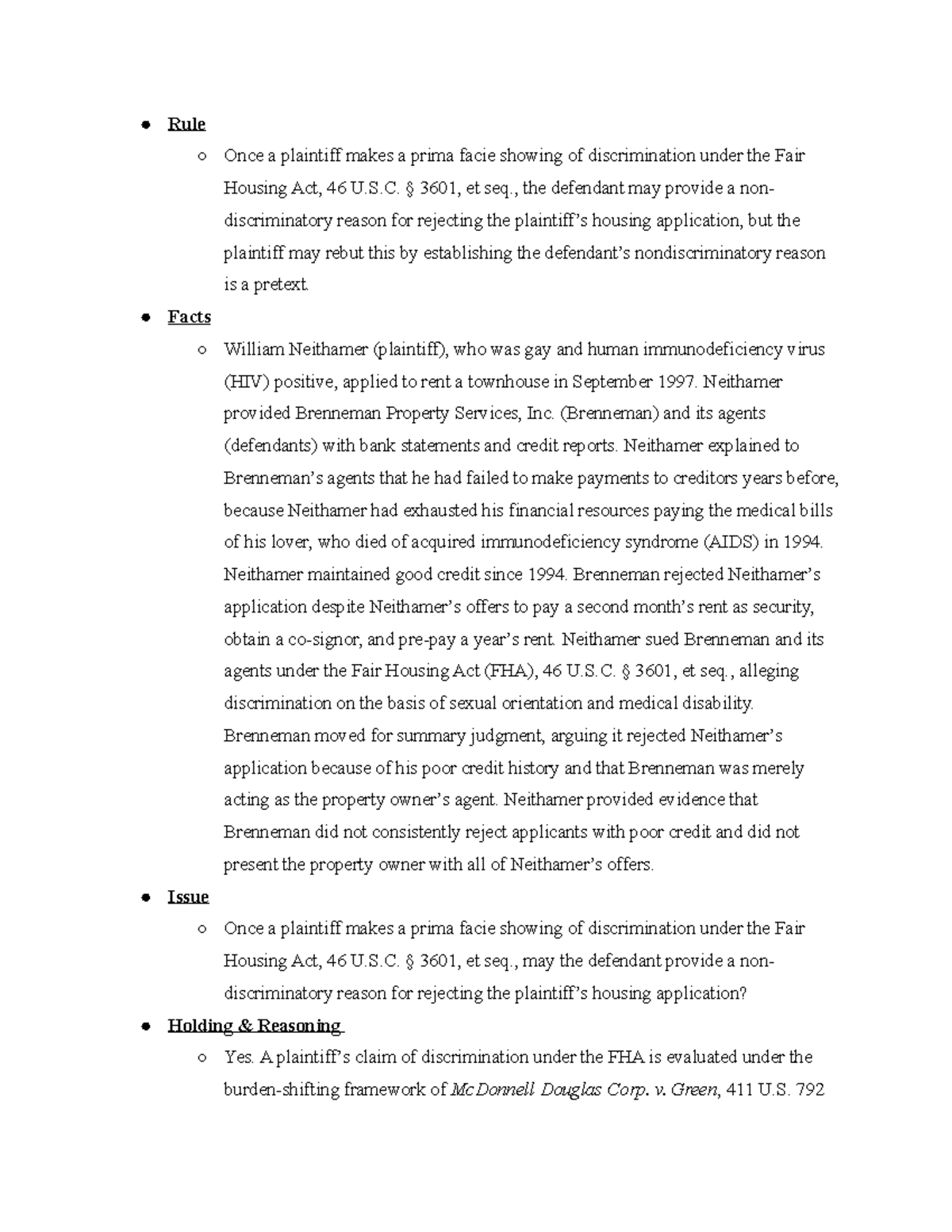 Property 2022- Neithamer v. Brenneman Property Services, Inc - Rule ...