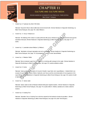 Chapter 01 MC - Clinical Laboratory Microbiology, 1e, Kiser Chapter 01 Multiple Choice Question ...