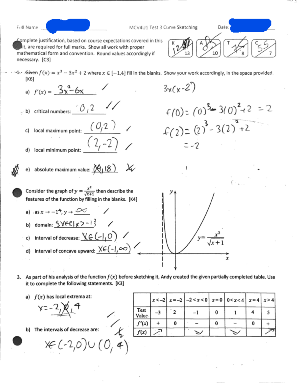 G12 calculus Test - test - Studocu