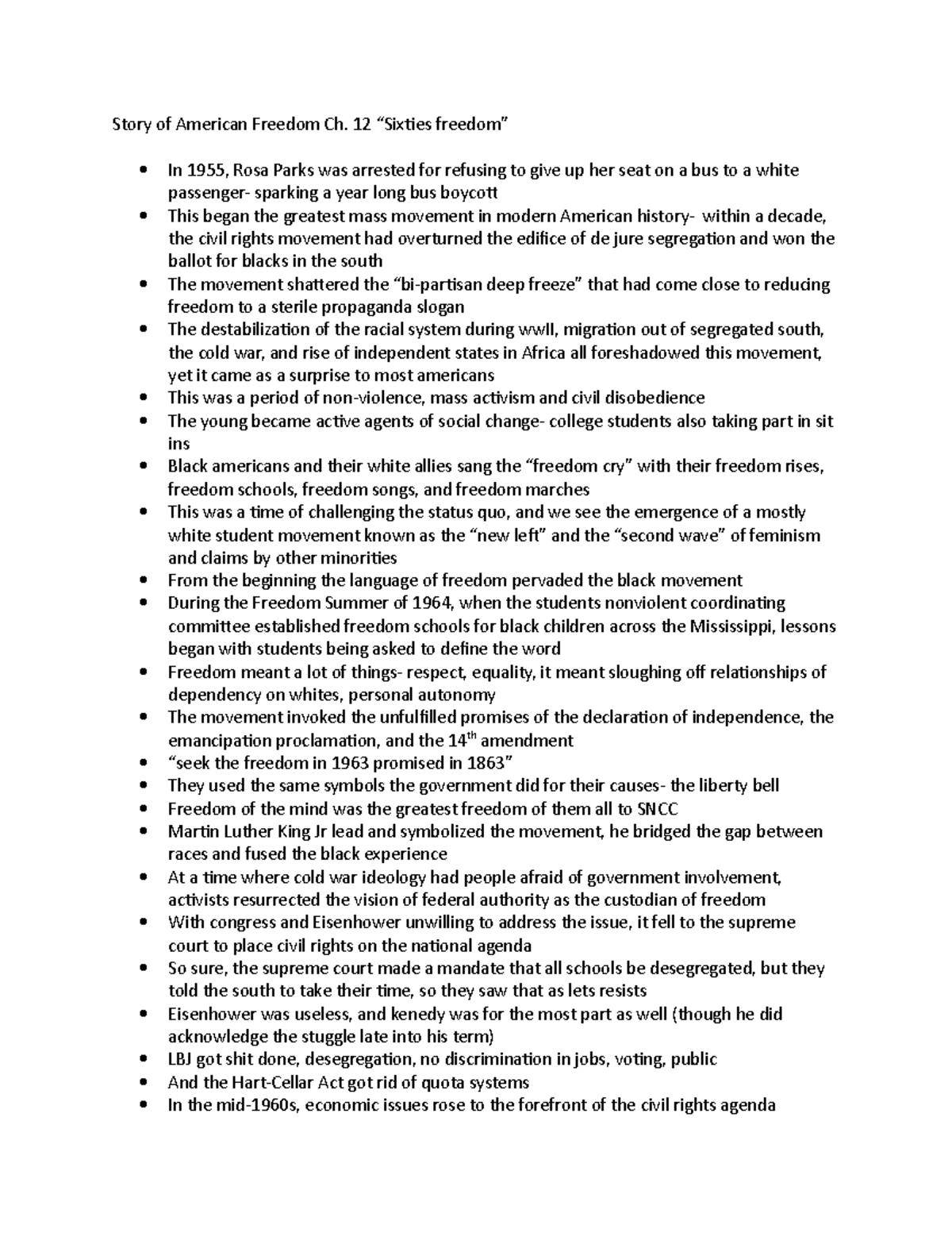 Story of American Freedom Chapter 12 - Story of American Freedom Ch. 12 ...